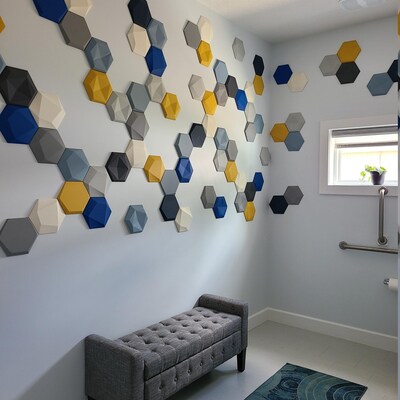 Decorative Soundproofing Tile PACK 50 TILES Acoustic Panel Studio Sound ...