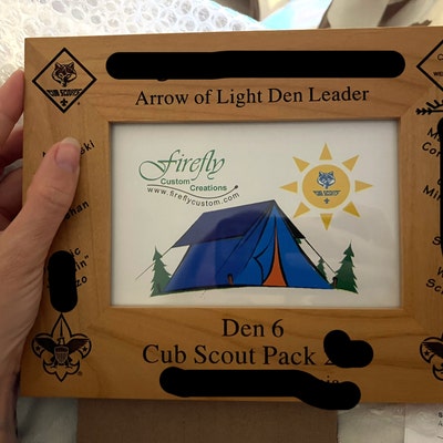 Scout Leader Plaque Frame Boy Scout Troop outdoors Theme Frame, Scouts ...