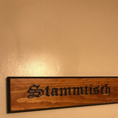 Oktoberfest Stammtischregulars Tablewall Sign - Etsy