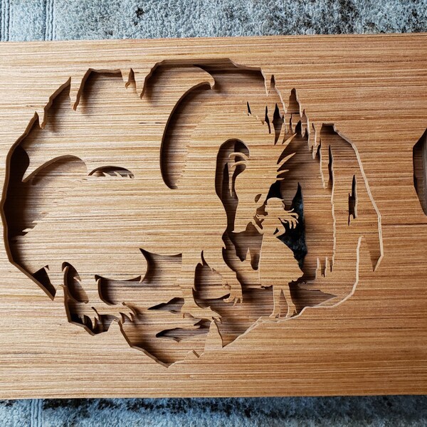 Princess & Dragon [A4, 9x9 Inch] - Paper Cutting Light Box Template ...