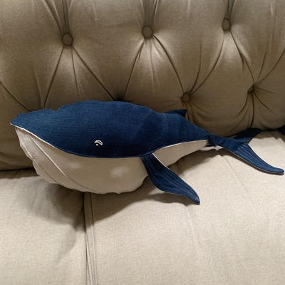 Denim Whale Instant Digital Printable Sewing Pattern With Step by Step ...