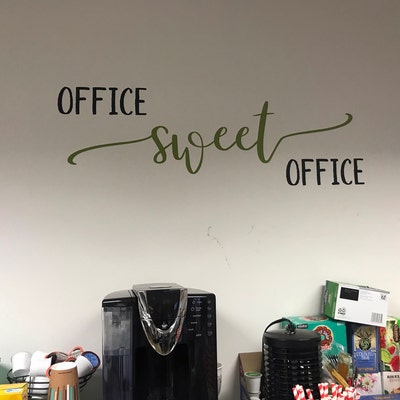 Office Wall Decal Office Sweet Office Office Decor Office - Etsy