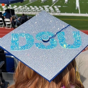 CUSTOM Barbie Jeweled Graduation Cap Topper College Graduation High ...