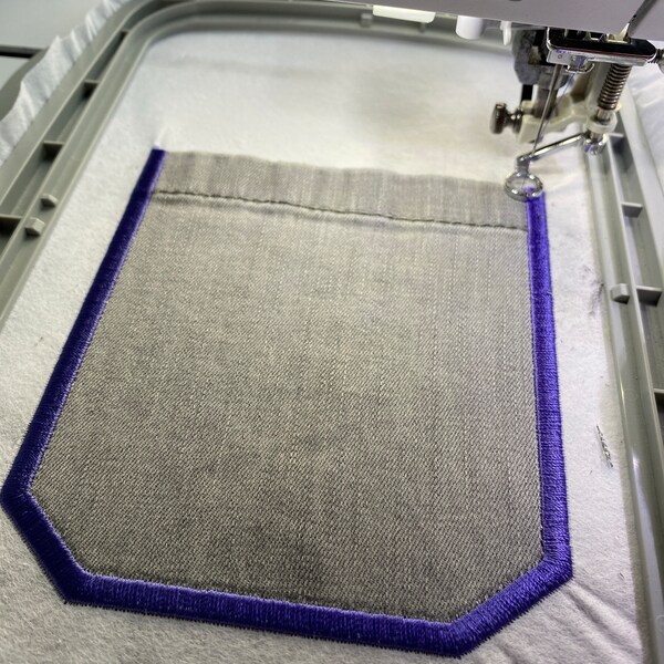 Pockets Applique Design Set. Pocket Embroidery Design Set. Fake Pocket ...