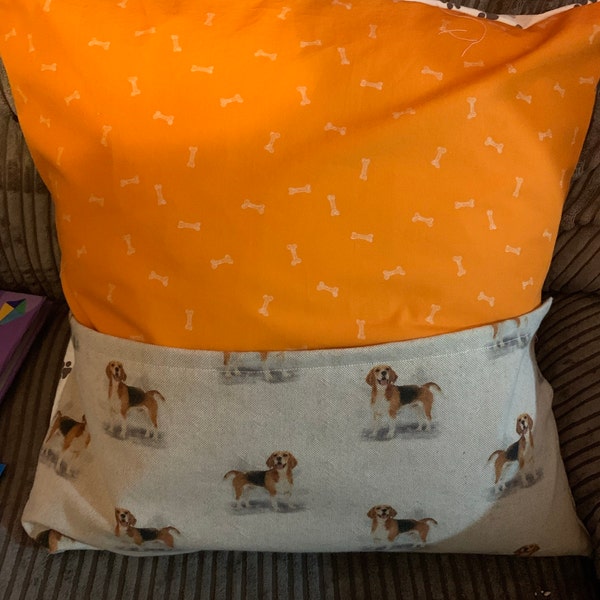 Cotton Rich Linen Look Fabric Beagle Dog or Panel Upholstery - Etsy UK