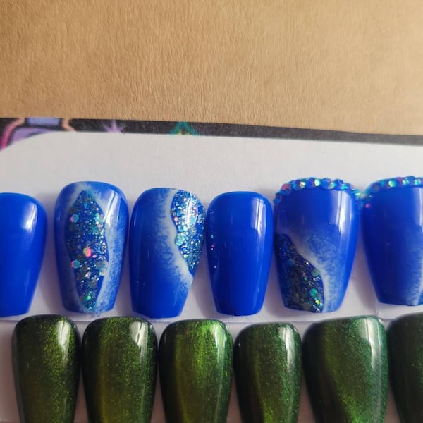Rainbow Pride Press on Nails, Pride Flag, Queer, LGBT, Gay, Pride Nails ...