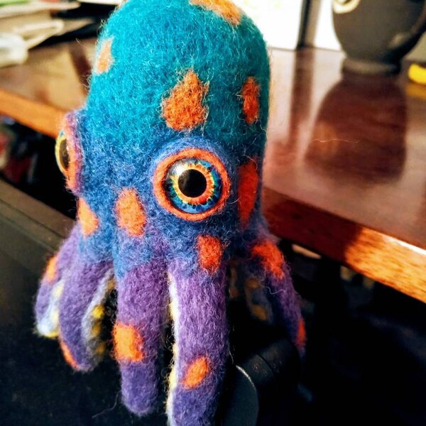 11x 15 Archival Print - "patchwork Octopus" by Carrie Anne Bradshaw ...