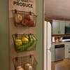 Fresh Produce Storage Wall Hang Wooden Decor - Etsy
