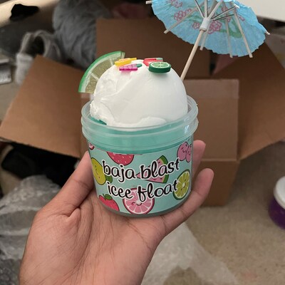 Blue Raspberry Freeze Icee Slime Scented Slime - Etsy