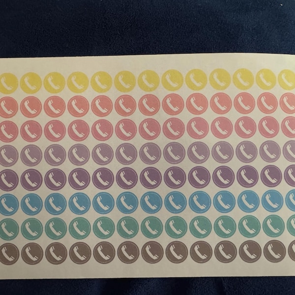 112 AM PM Round Stickers | AM Routine Planner Stickers | Am Pm Planner ...