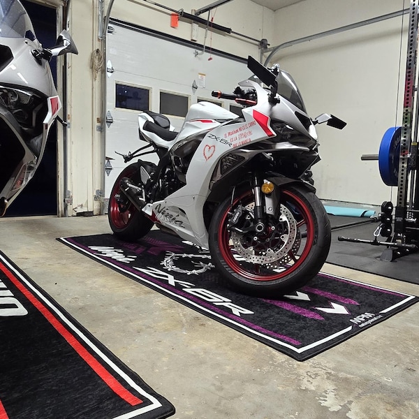 Ducati Classic Logo Personalized Rug Motorcycle Floor Bottom Pit Mat ...