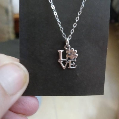 Sterling Silver Elemental Charm Necklace. Earth Element Charm. - Etsy