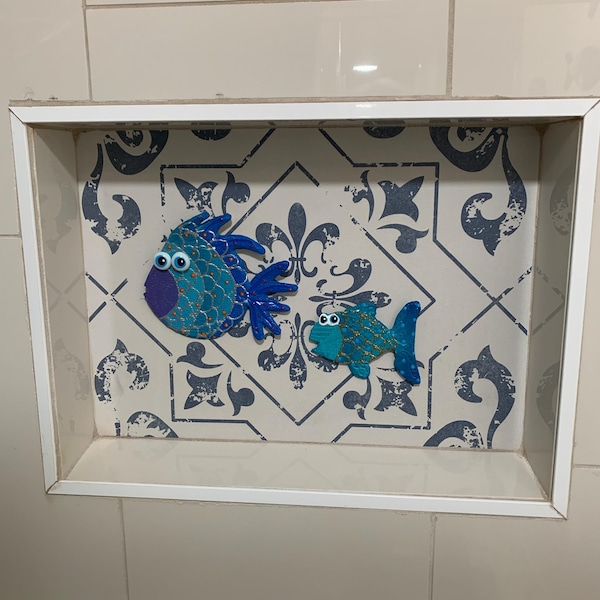 Blowfish Wall Decor Whimsical Wall Hanging Blowfish, Underwater Fish ...