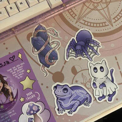 Spiritual Self Care Sticker Sheet Witchy Pastel Bathroom - Etsy