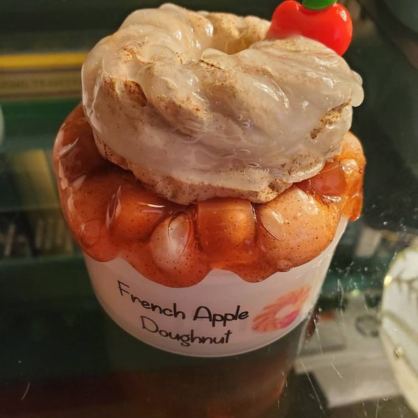 Apple Doughnut, DIY Slime, Snow Butter Slime, Apple Slime, Fall Slime ...