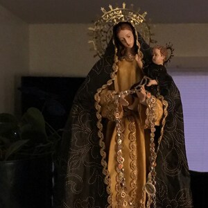 Virgin Mary Statue of Our Mystical Rose 14 Figure Catholic Christian ...