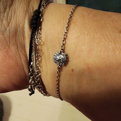 Large Scissor Bracelet, Scissor Jewelry, Sterling Silver Finish ...