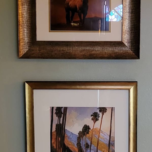 Rustic Gold Frame,gold Shabby Chic Frame,distress Gold Frame,gold ...