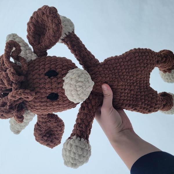 Crochet Snuggler Highland Cow Pattern, Amigurumi Crochet Highland Cow ...