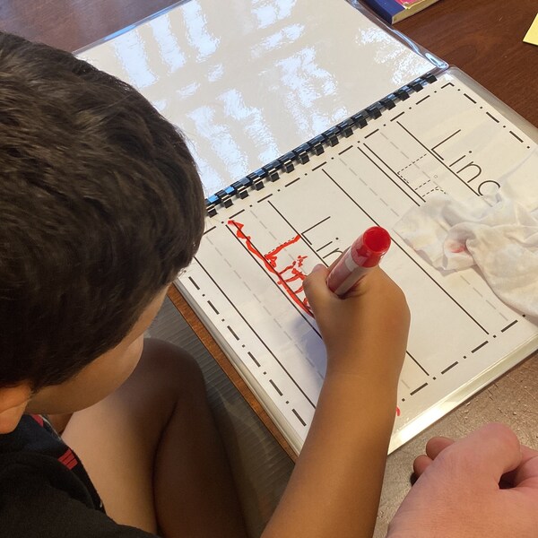 Lined Writing Paper Practice Learn to Write Paper - Etsy