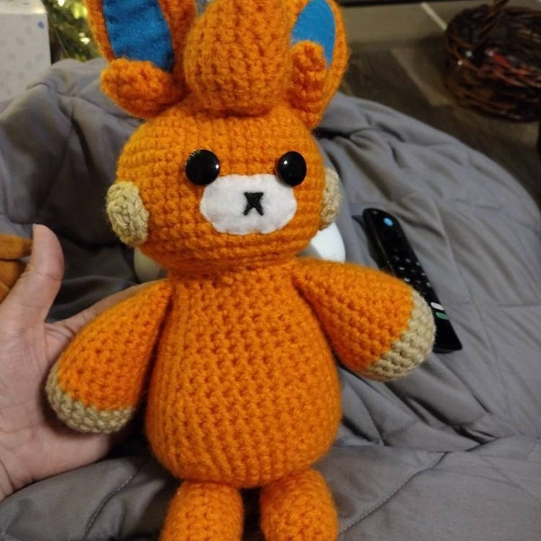 Pawmi Amigurumi Crochet Pattern - PDF File - Pokemon Inspired Tutorial ...