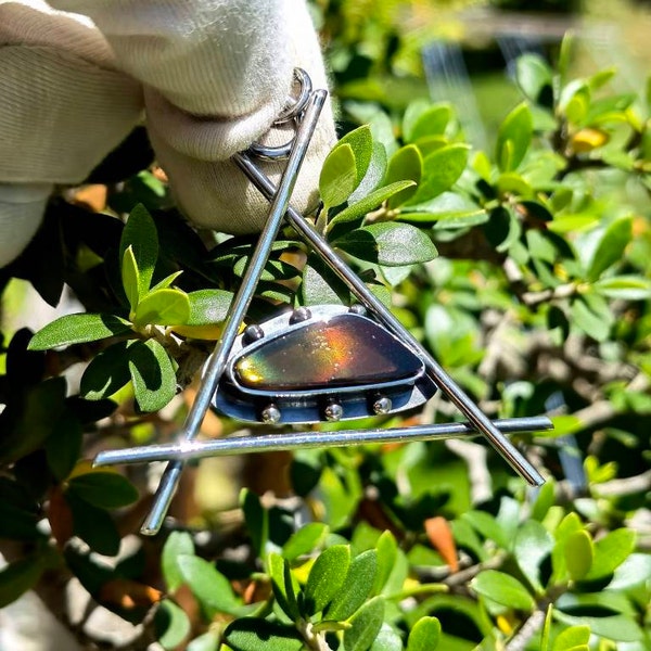 Fire Obsidian Cab 699 - Etsy