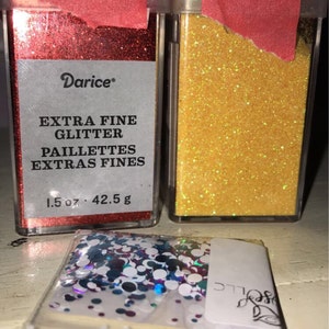 Darice Sunflower Yellow Extra Fine Glitter 1.5oz Compare With - Etsy