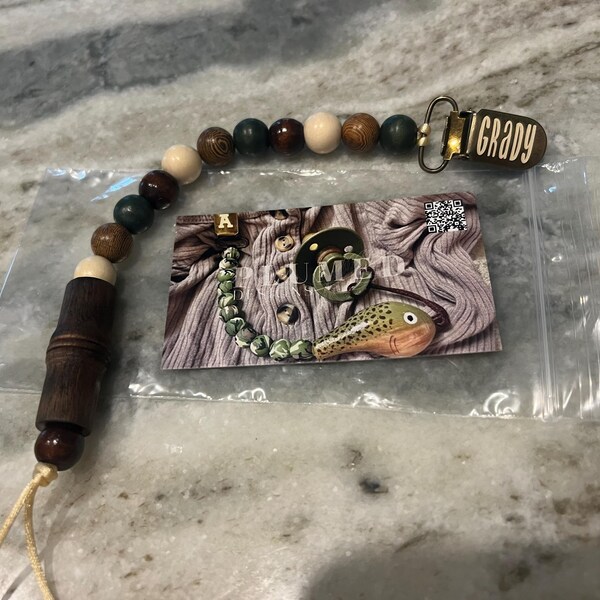 Fishing Lure Pacifier Clip - Etsy