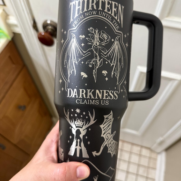 40 Oz the Thirteen TOG Tumbler With Handle, TOG Merch, Fireheart Gift ...