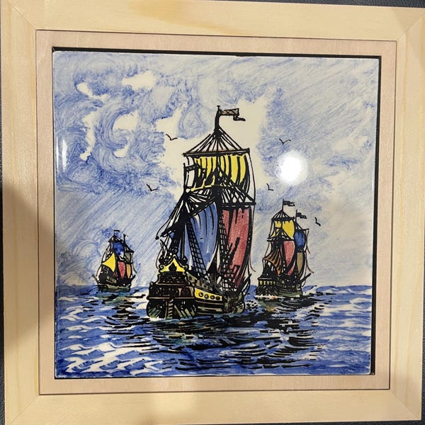 Ceramic Tile Wood Frame: Custom 8-inch X 8-inch Real Wood Frame for ...