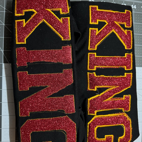 Varsity College Applique Embroidery Designs Font Numbers 3 Sizes ...