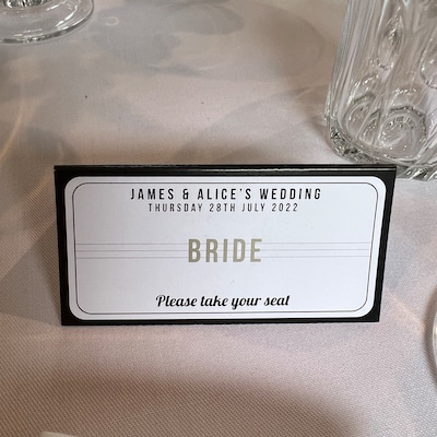 50 Flat Movie / Cinema / Film Themed Table Place Cards - Etsy