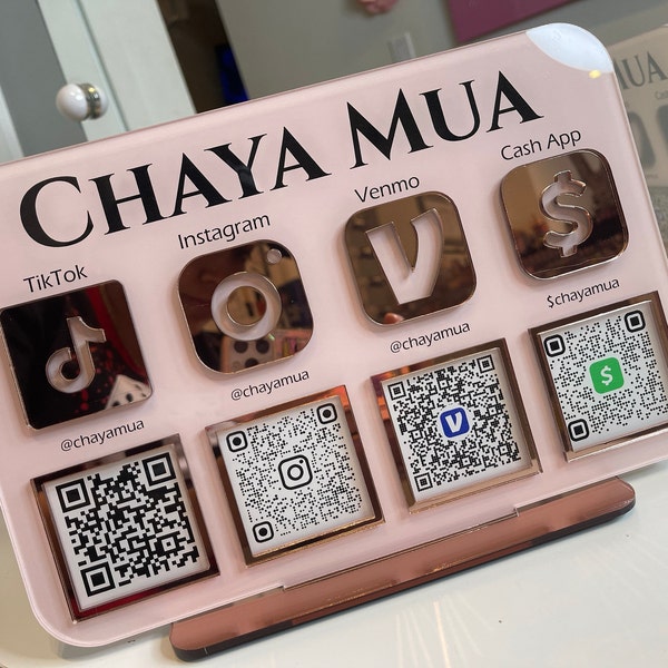 Scannable QR Code | 4 Icons Qr Code | Multi Qr Code | Qr Code Sign | Qr Code Sign for Business ...