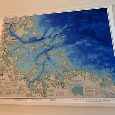 Pictorial Map of HINGHAM, Massachusetts 1635 to 1927 - Etsy
