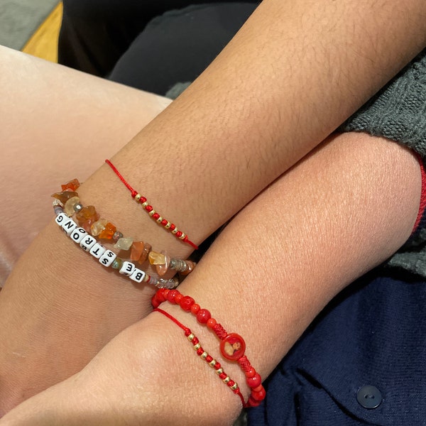 Red String Bracelet / Red String Protection Bracelet / Amulet Red ...