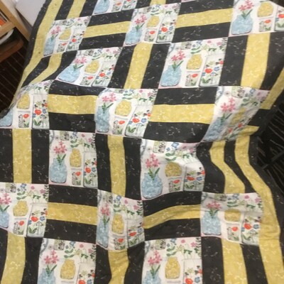 Downloadable Porch Rails Quilt Pattern Easy 3 Yard Design - Etsy UK