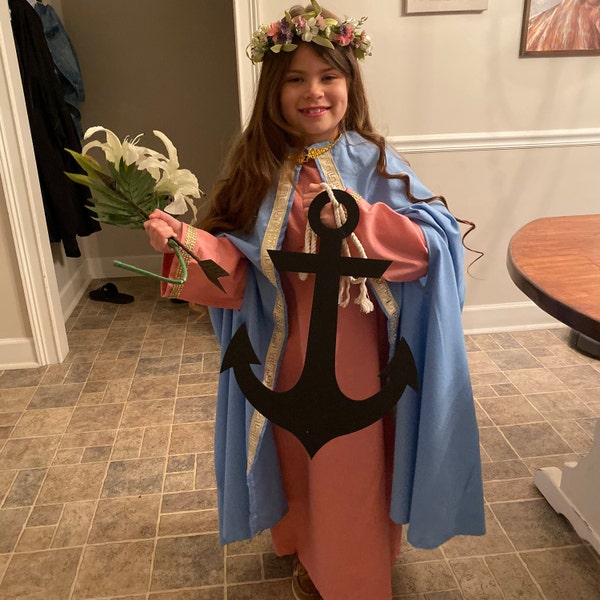 St. Philomena Costume for Girls- 9 Pieces - Etsy