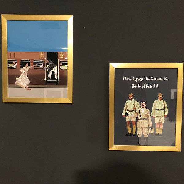 Bollywood Art-dilwale Dulhaniya Le Jayenge,train Scene,ddlj Movie ...