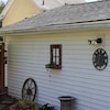 Rustic Barn Wood Window Frame Flower Box Planter - Amish Handcrafted ...