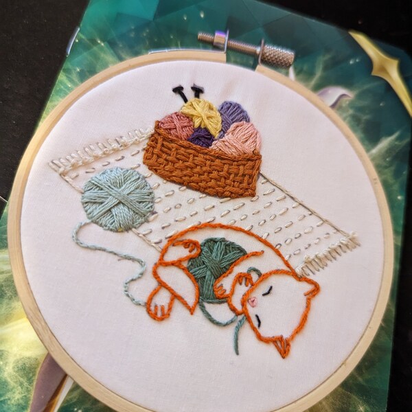 Smile Cat Embroidery Tutorial - Etsy