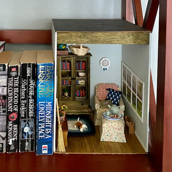 Double Wide Book Nook Kit, Diorama With Free Lighting, 'keep It Simple ...