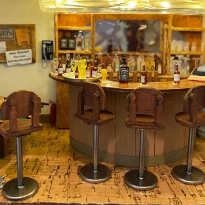 1:24 Scale Fridge Kit Dollhouse Miniature G Scale / Gauge 3D Printed ...