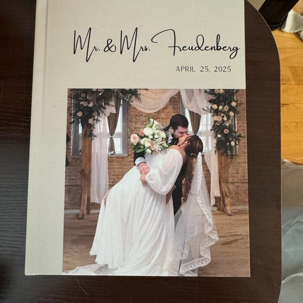 Custom Memorial Photo Book – Personalized Tribute Album With Name ...