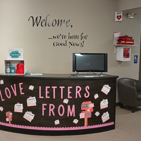 Valentine Bulletin Board | Christian Bulletin Kit | God's Love Display ...