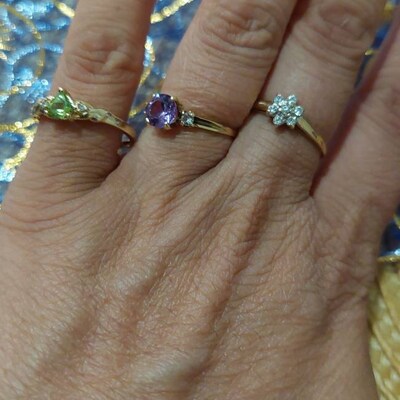 Rare Antique Victorian 3 Carat Flat Ruby Ring, 14 Karat White and ...