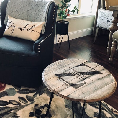 Bourbon Barrel Coffee Table Bourbon Barrel End Table Personalized ...