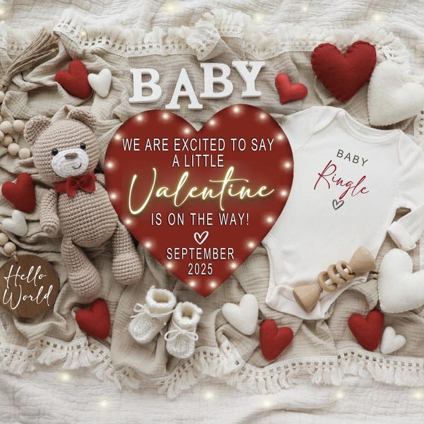 Neutral Fall Pregnancy Announcement Digital, Autumn Baby Announce ...