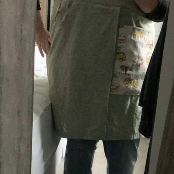 Pottery Apron Sewing Pattern/split Leg Apron /pinafore Pattern PDF/ No ...