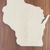 Wisconsin Rustic Wood State, Wooden Wisconsin State, Rustic Wisconsin ...