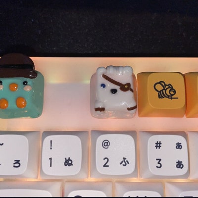 Dreamy Pastel Clouds Artisan Kawaii Key Cap Keebs Cute Keycaps Resin ...